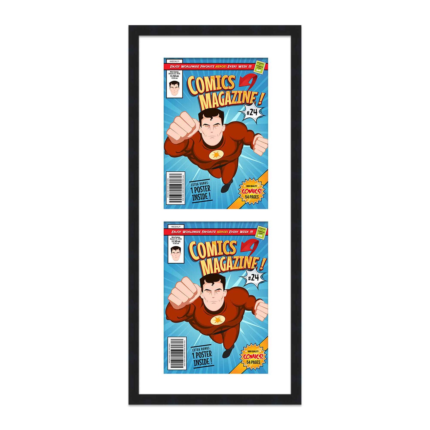 Comic Book Display Frame for Golden Age Comics Published Between 1938 ...