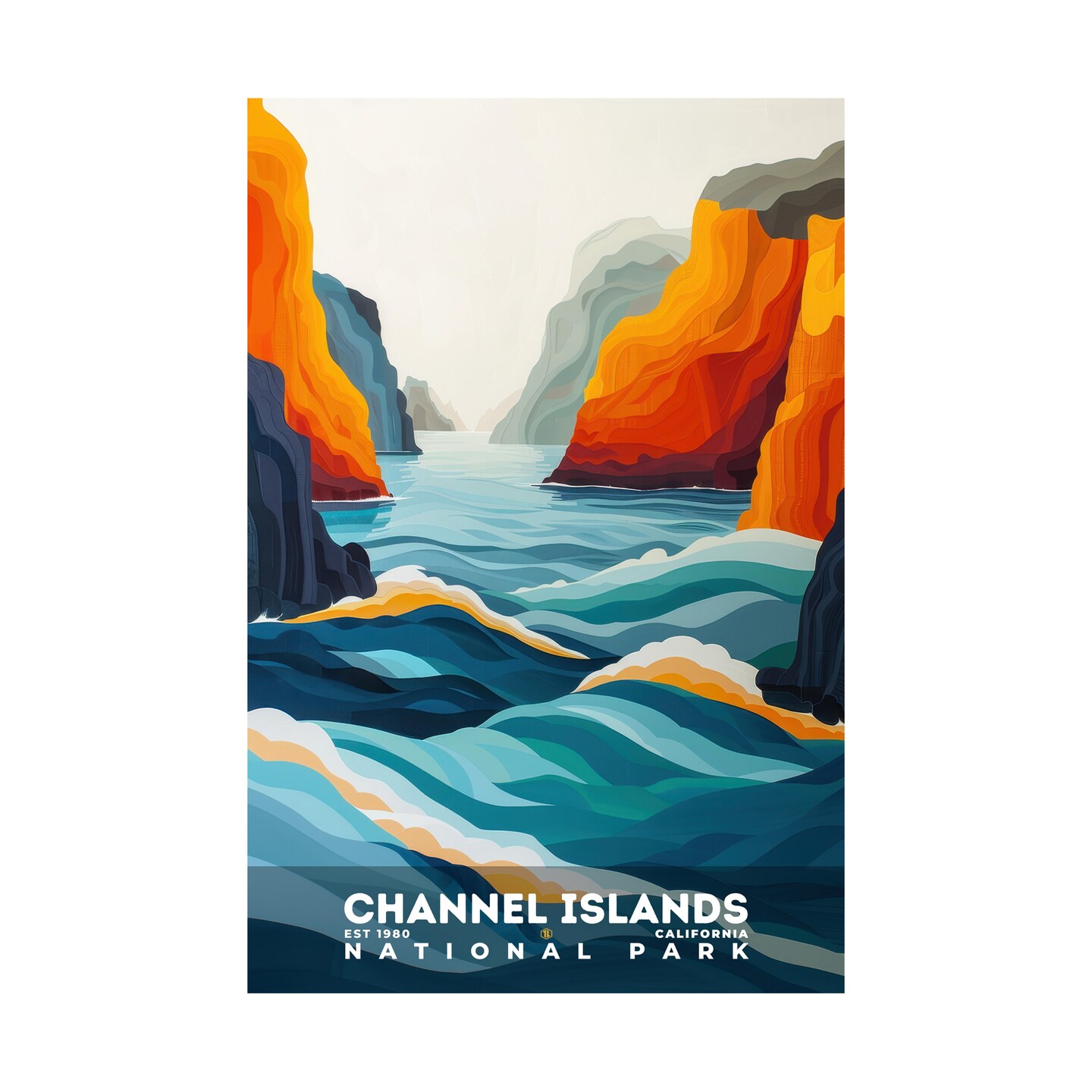 Channel Islands National Park Poster, Travel Art, Office Poster, Home ...