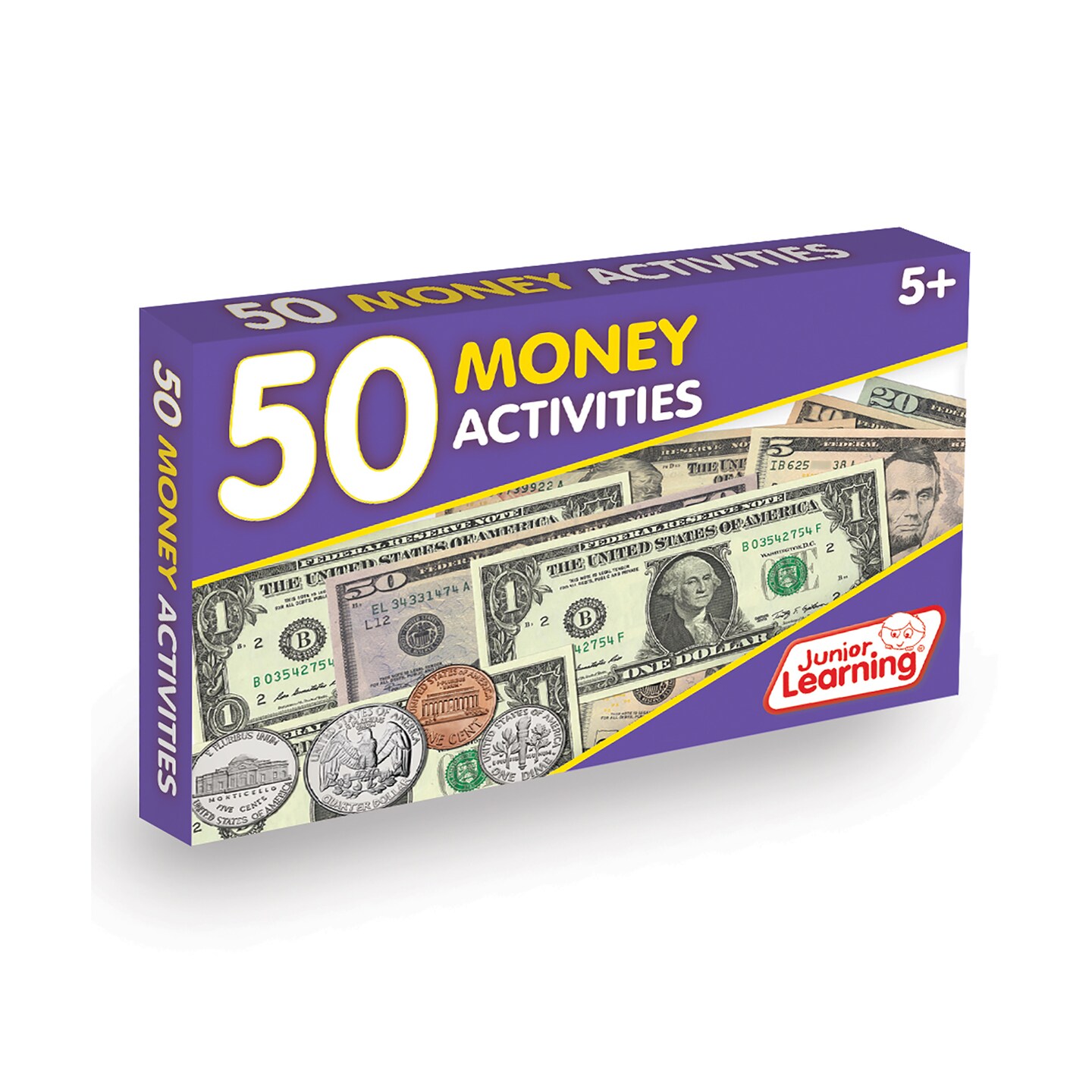 50 Money Activities Junior Learning for Ages 5-8 Kindergarten Grade 2 ...