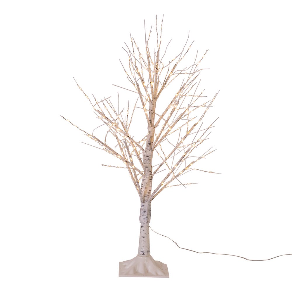 Kurt Adler 3-Foot White Branch Twinkle Warm White Fairy LED Twig Tree ...