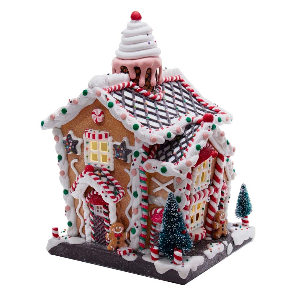 Kurt Adler 14-Inch Battery-Operated Light-Up Gingerbread House | Michaels