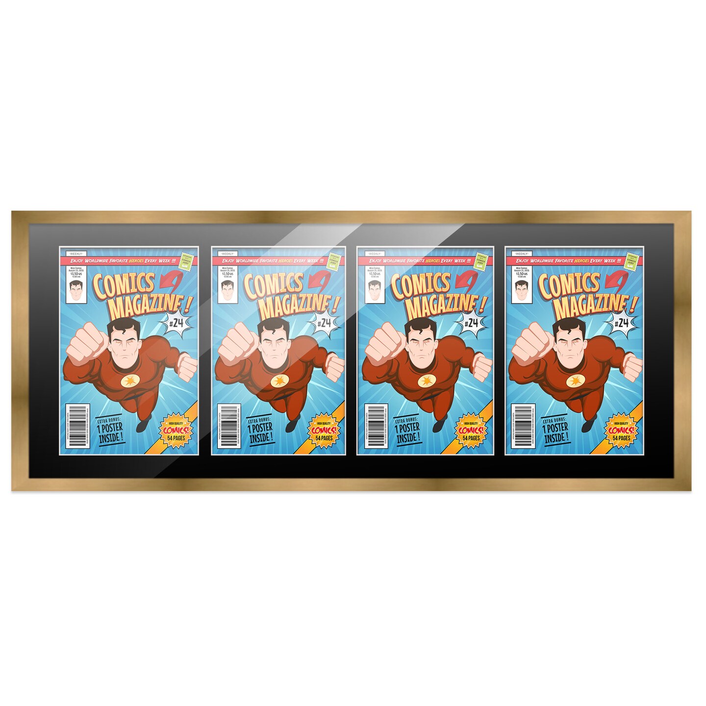 Comic Book Display Frame for Bronze Age Comics Published Between 1970 ...