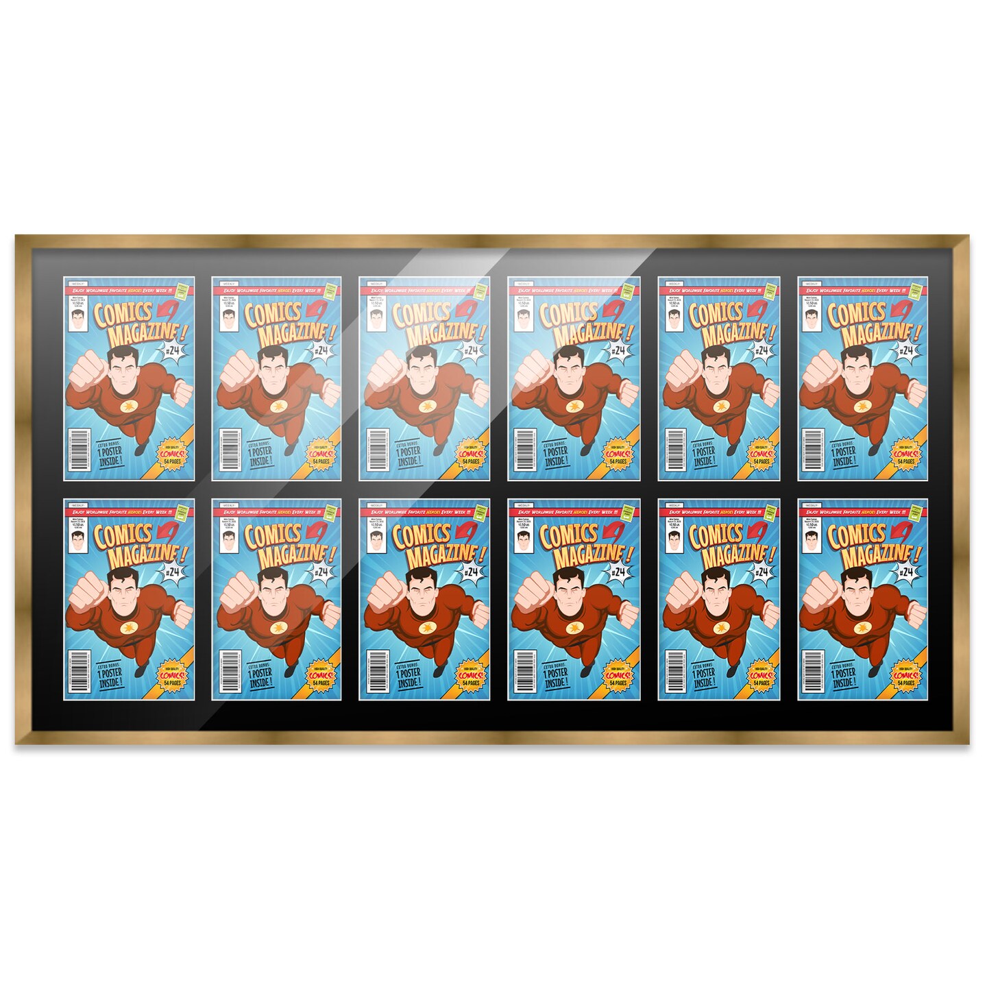 Comic Book Display Frame for Current Era Comic Published After 1985 ...