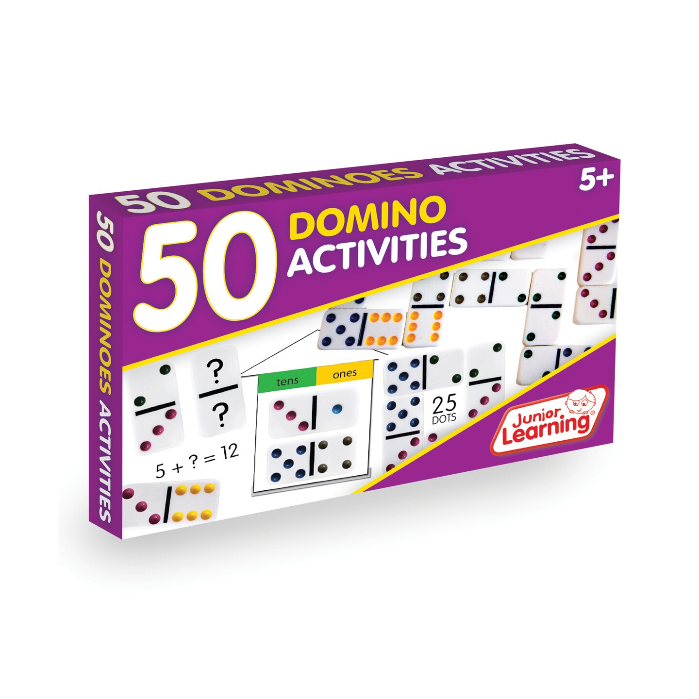 50 Domino Activities Junior Learning for Ages 5-6 Kindergarten Grade 2 ...