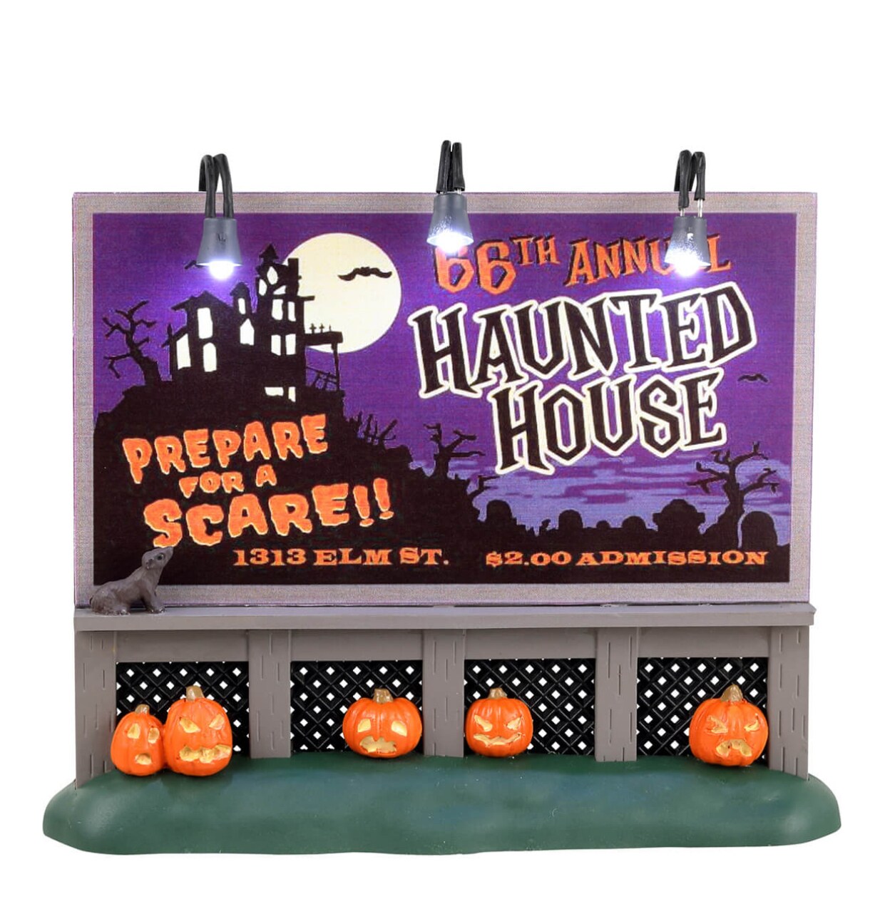 Lemax Spookytown Haunted House Billboard | Michaels