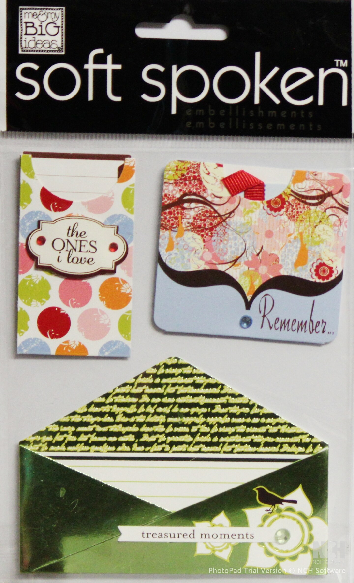 Me & My Big Ideas Soft Spoken Enclosure Nest Dimensional Stickers ...