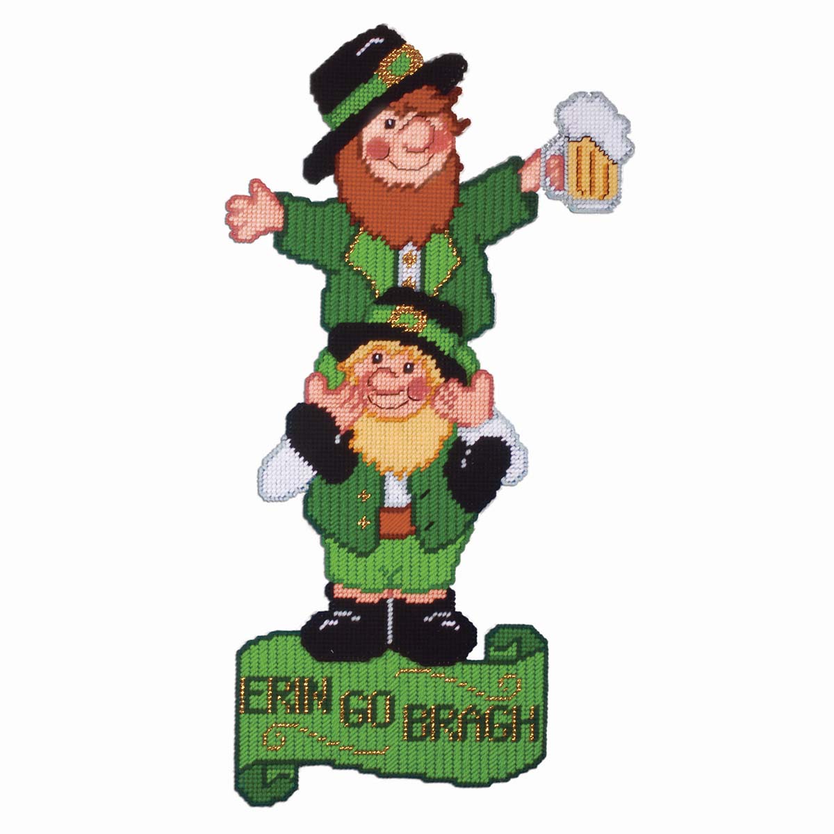 Design Works Erin Go Bragh Leprechauns Plastic Canvas Kit, Color: Multi ...