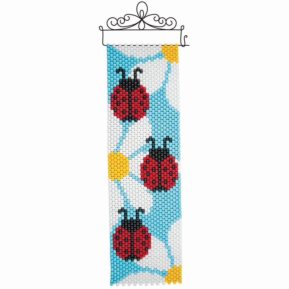 Herrschners Daisies & Ladybugs Pony Bead Kit | Michaels