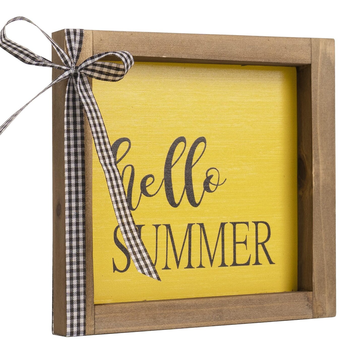 Hello Summer Wooden Sign, Summer Decorations for Home, Summer Decor ...