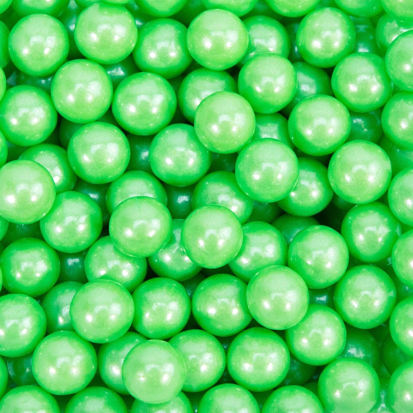 Krazy Sprinkles - Lime Green 8mm Beads (1/2 Cup, 1x Jar) for Cakes, Ice ...