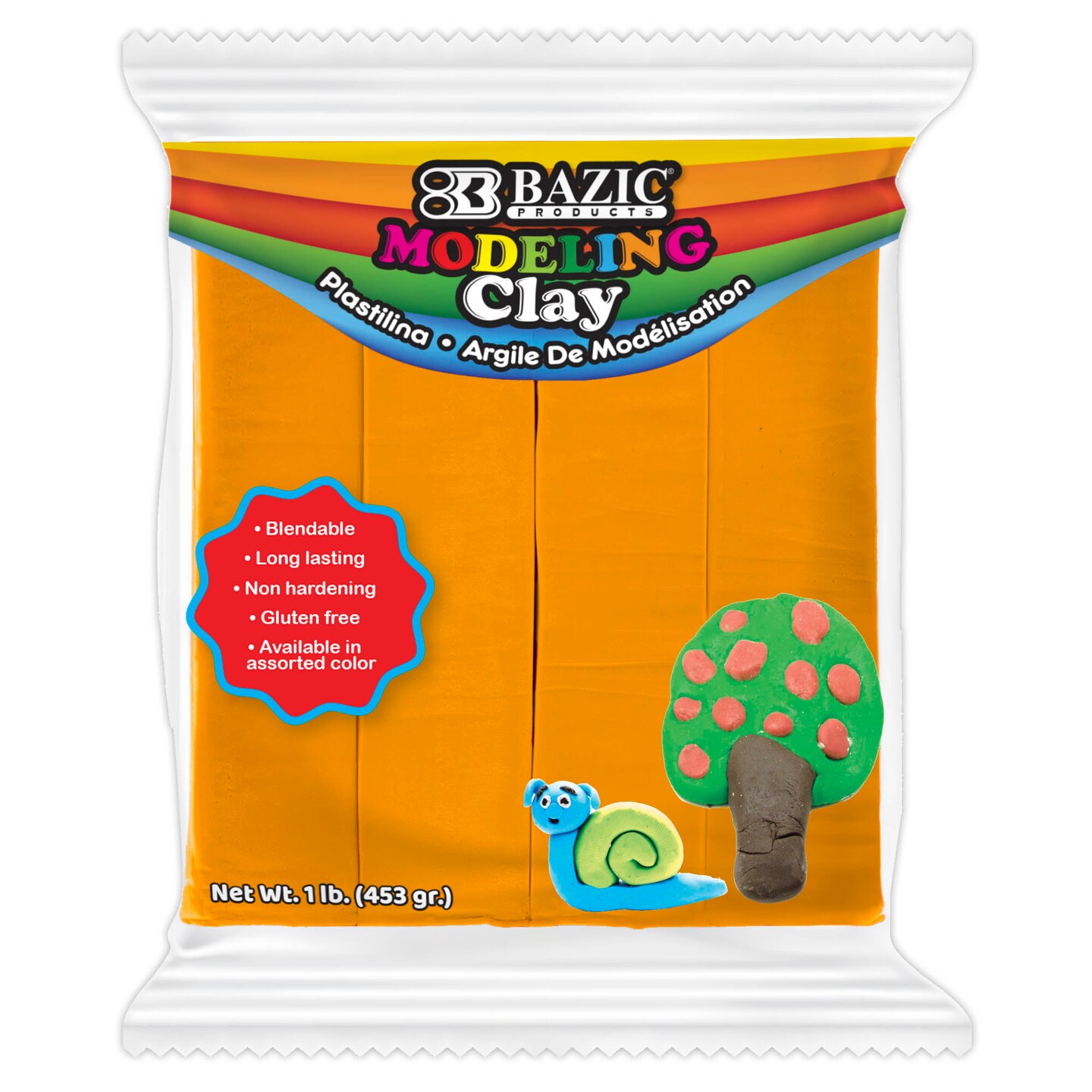 BAZIC Modeling Clay 1 lb Orange | Michaels