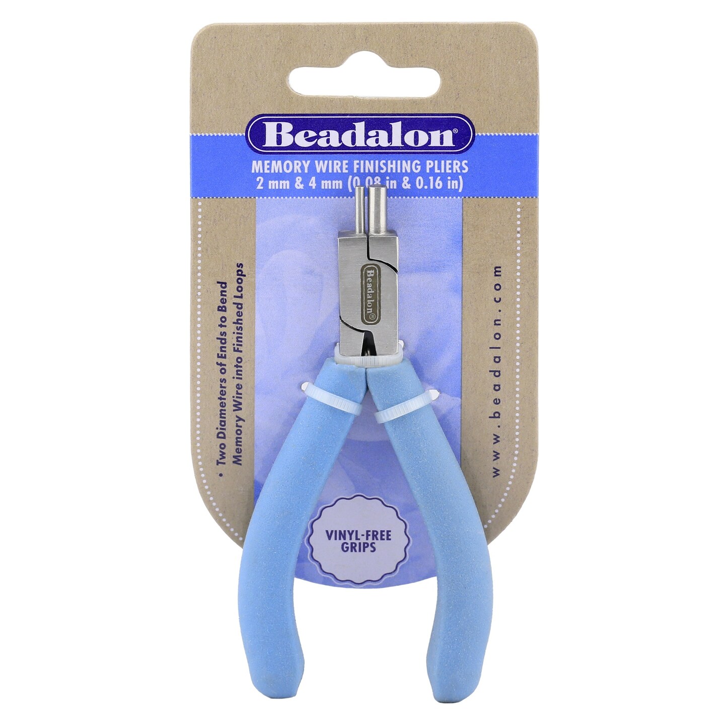 Beadalon Memory Wire Finishing Pliers-Pacific Blue Handles | Michaels