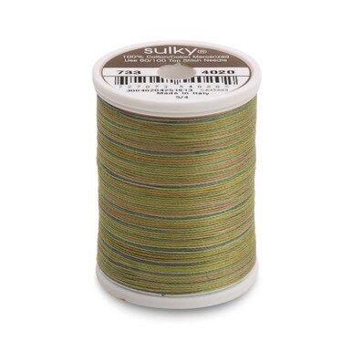 Sulky 30 Wt. Cotton Blendables Thread - Moss Medley - 500 yd. Spool ...