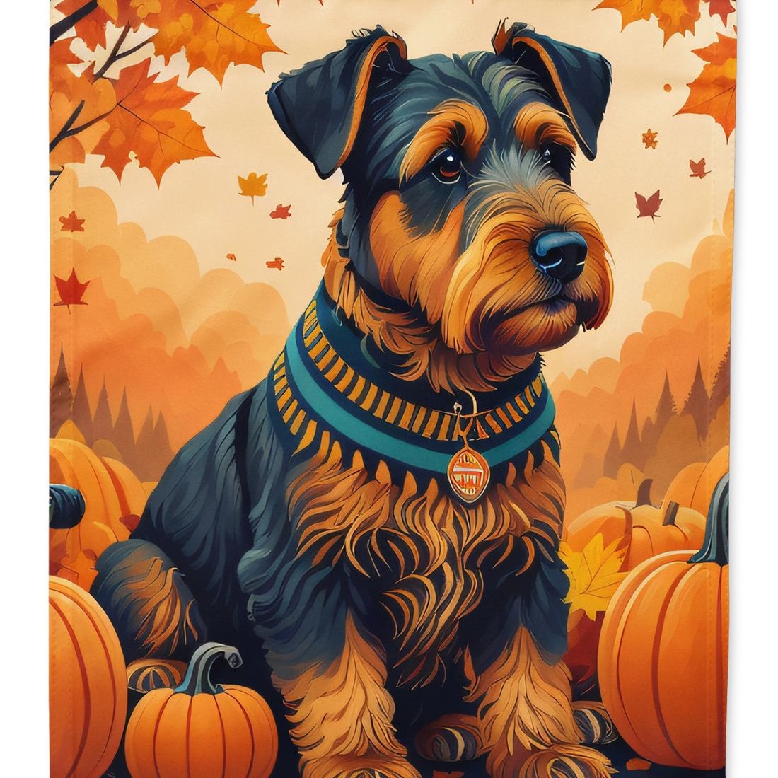 Edge Collections - 28" x 40" - Multicolor - Airedale Terrier House ...