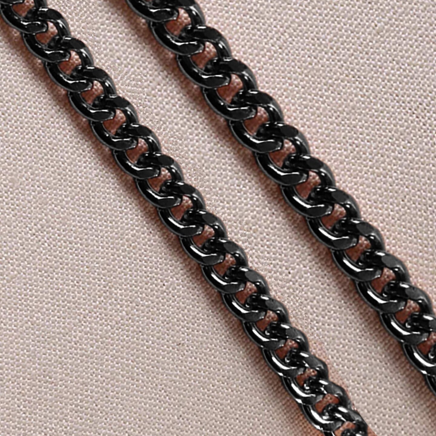 1 Yard Gunmetal 6mm Metal Chain Trim for Jewelry Making and Accessories ...