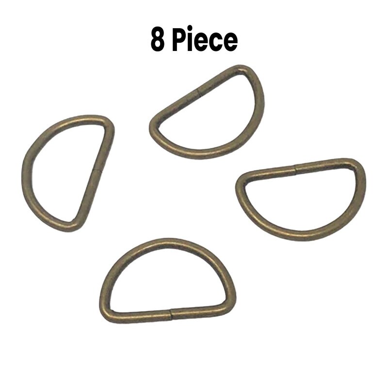 Metal D Ring 2" Antique Brass Plated Loop Ring | Michaels