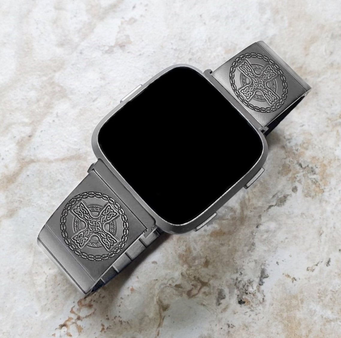 Fitbit Watch Band Celtic Cross for Versa Lite 2 3 4 and Sense 1 2 ...