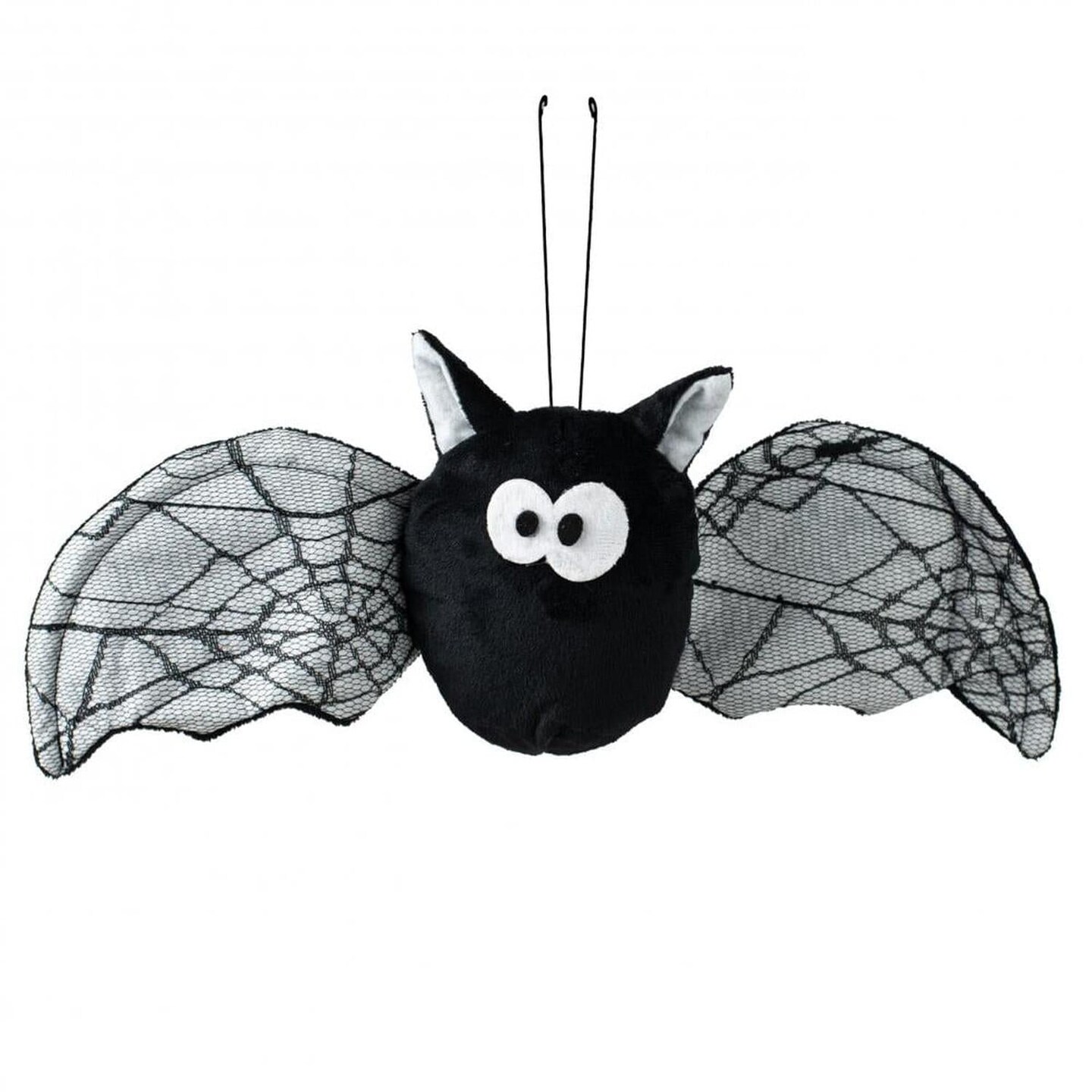 16" Plush Bat Web Lace Wings: White | Michaels