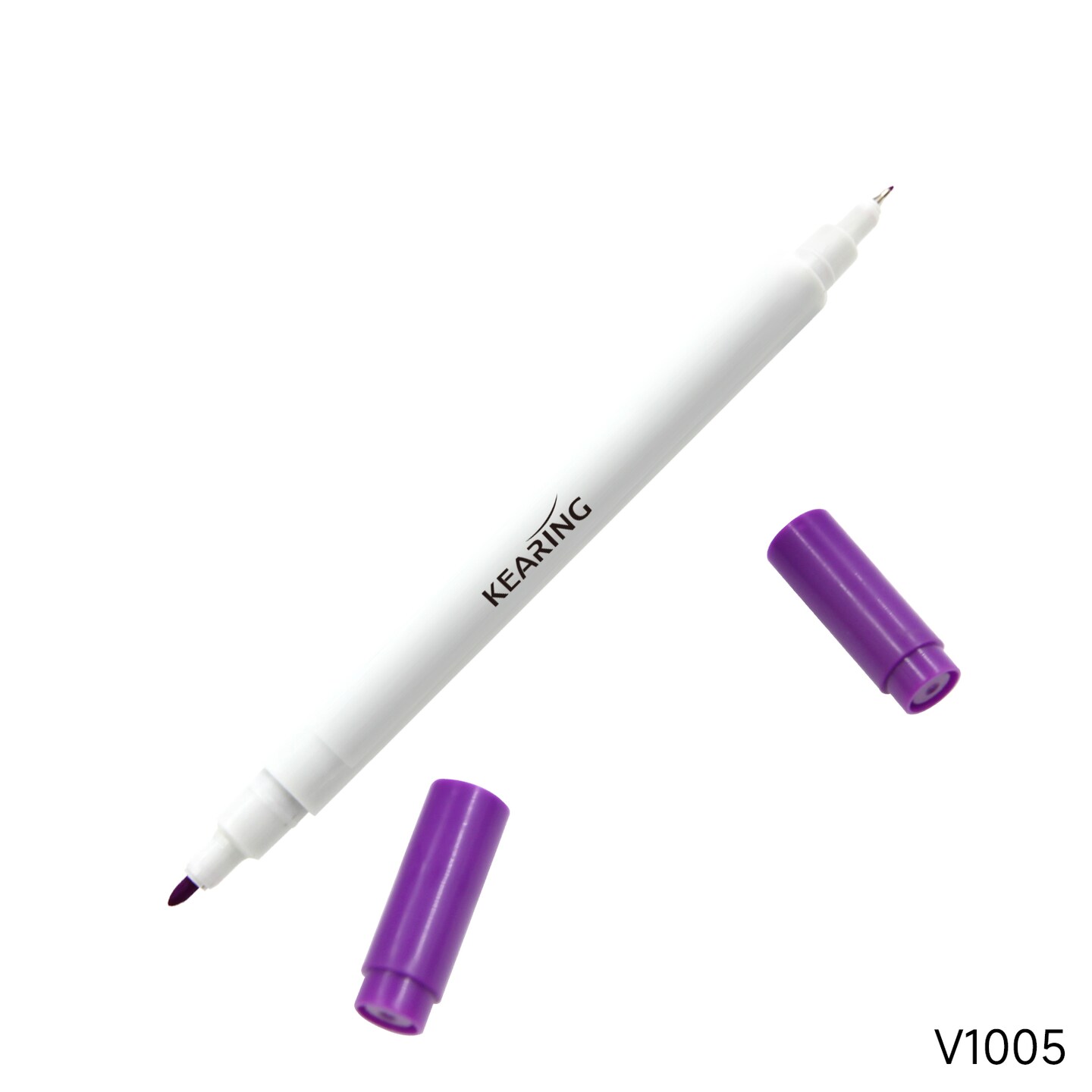Dual Tip Air Erasable Pen Violet - 1 mm Bold Tip & 0.5 mm Fine Tip - 12 ...