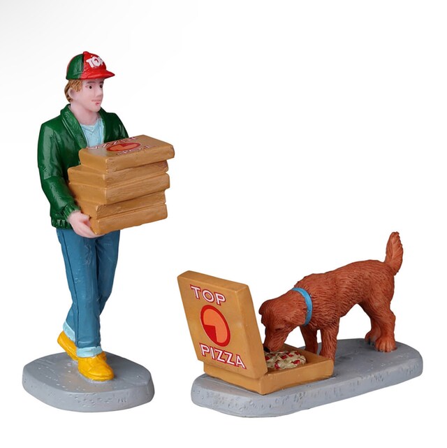 Lemax Top Pizza Delivery Set of 2 | Michaels