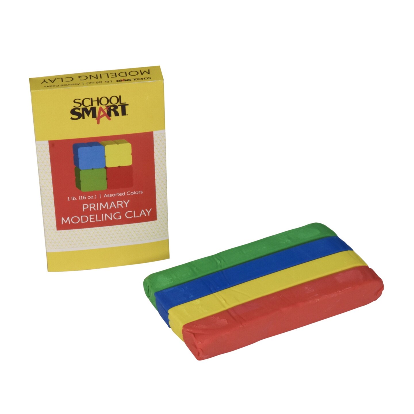 School Smart Modeling Clay, 1 Pound, Assorted Primary Colors | Michaels