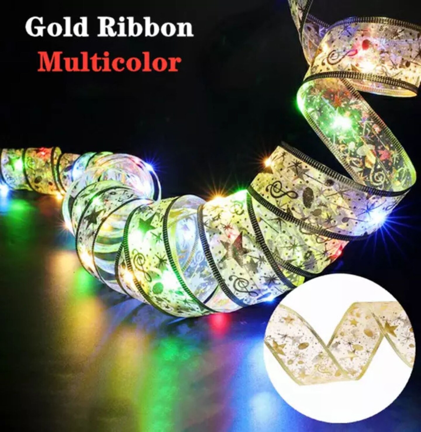 Kitcheniva 16.4ft 50 LED Ribbon Fairy String Lights 1 Roll | Michaels