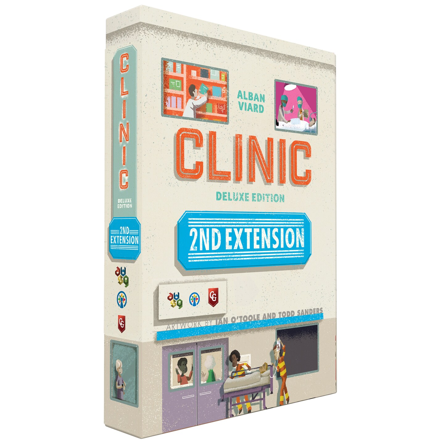 Capstone Games: Clinic Deluxe Extension 2 - Strategy Board Game Extension, 1-4 Players, Ages 12 ...