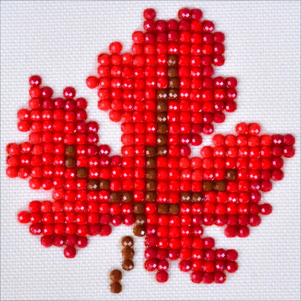 DIY Diamond Dotz Autumn Dream Red Leaf Fall Kids Beginner Kit | Michaels