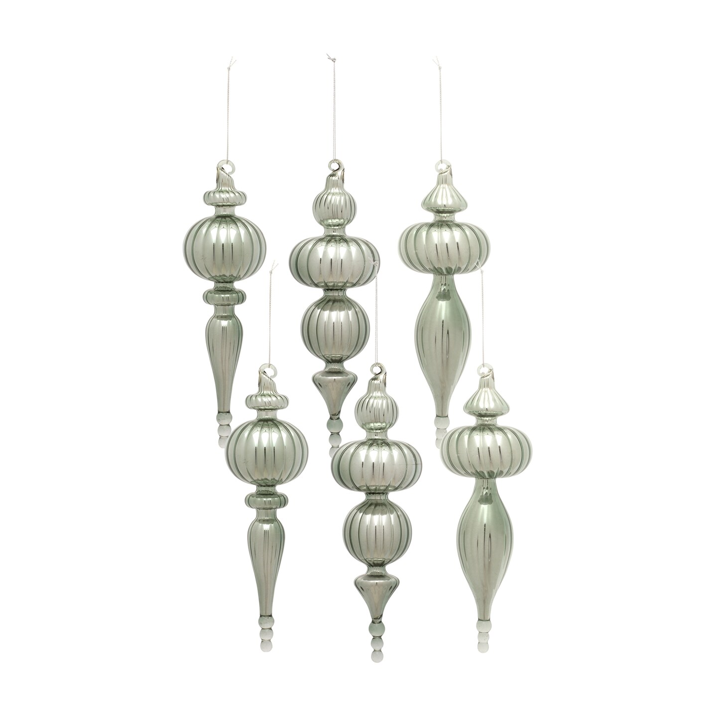 Glass Finial Drop Ornament (Set of 6) | Michaels