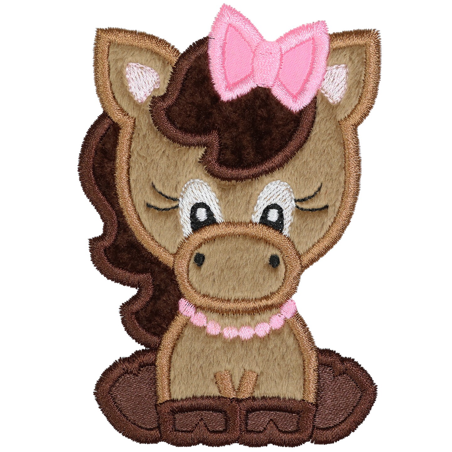 Cute Horse Girl Patch with Bow Embroidered Pony Patch for Girls ...