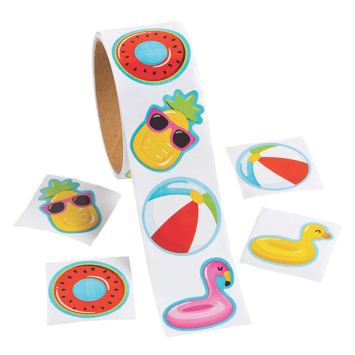 Pool Party Sticker Roll 100 Pieces | Michaels