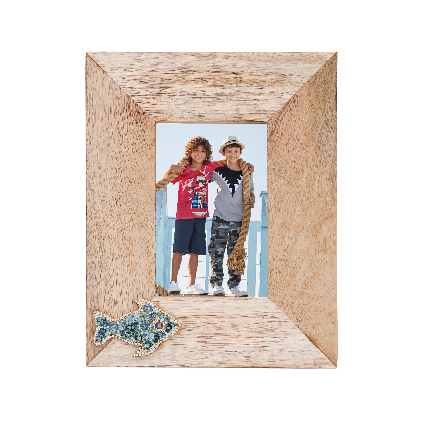 4X6 Beaded Fish Frame | Michaels