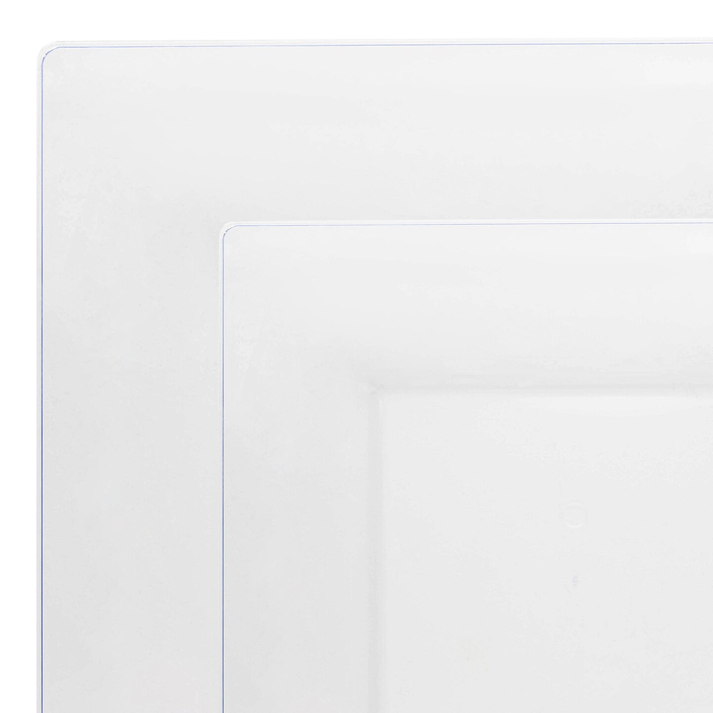 Clear Square Plastic Dinnerware Value Set (120 Guests) | Michaels