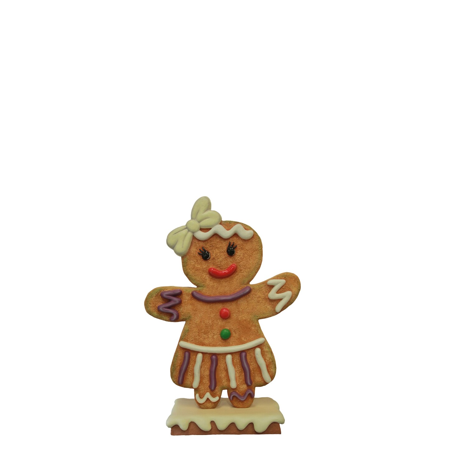 Small Girl Gingerbread Cookie Over Sized Statue | Michaels