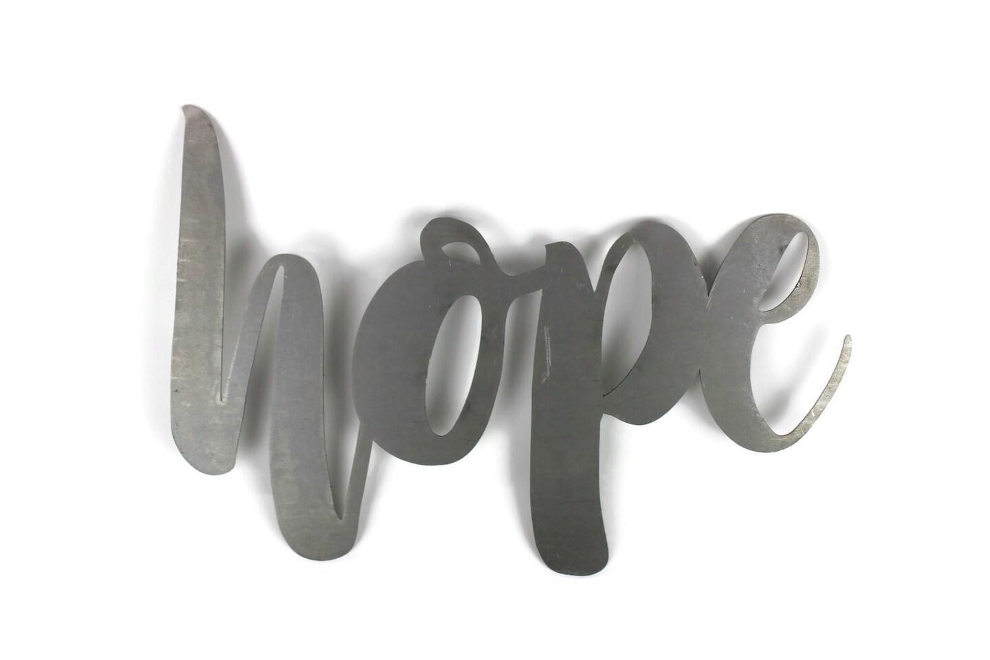 hope Metal Script Word Sign 8.13 to 12.5 Inches Wide | MakerPlace by ...