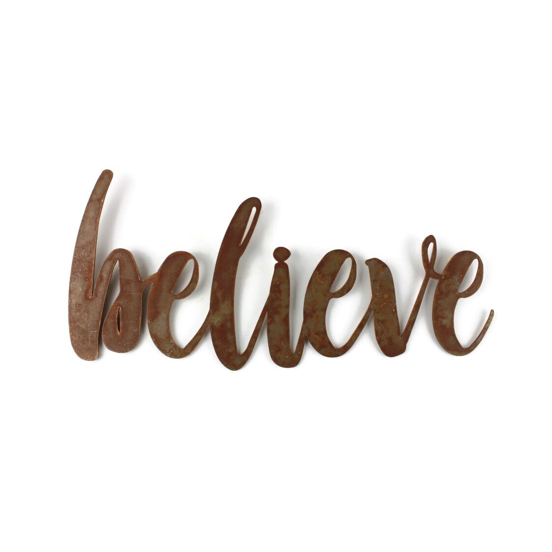 believe Metal Script Word Sign 13 to 19.5 Inches Wide | MakerPlace by ...
