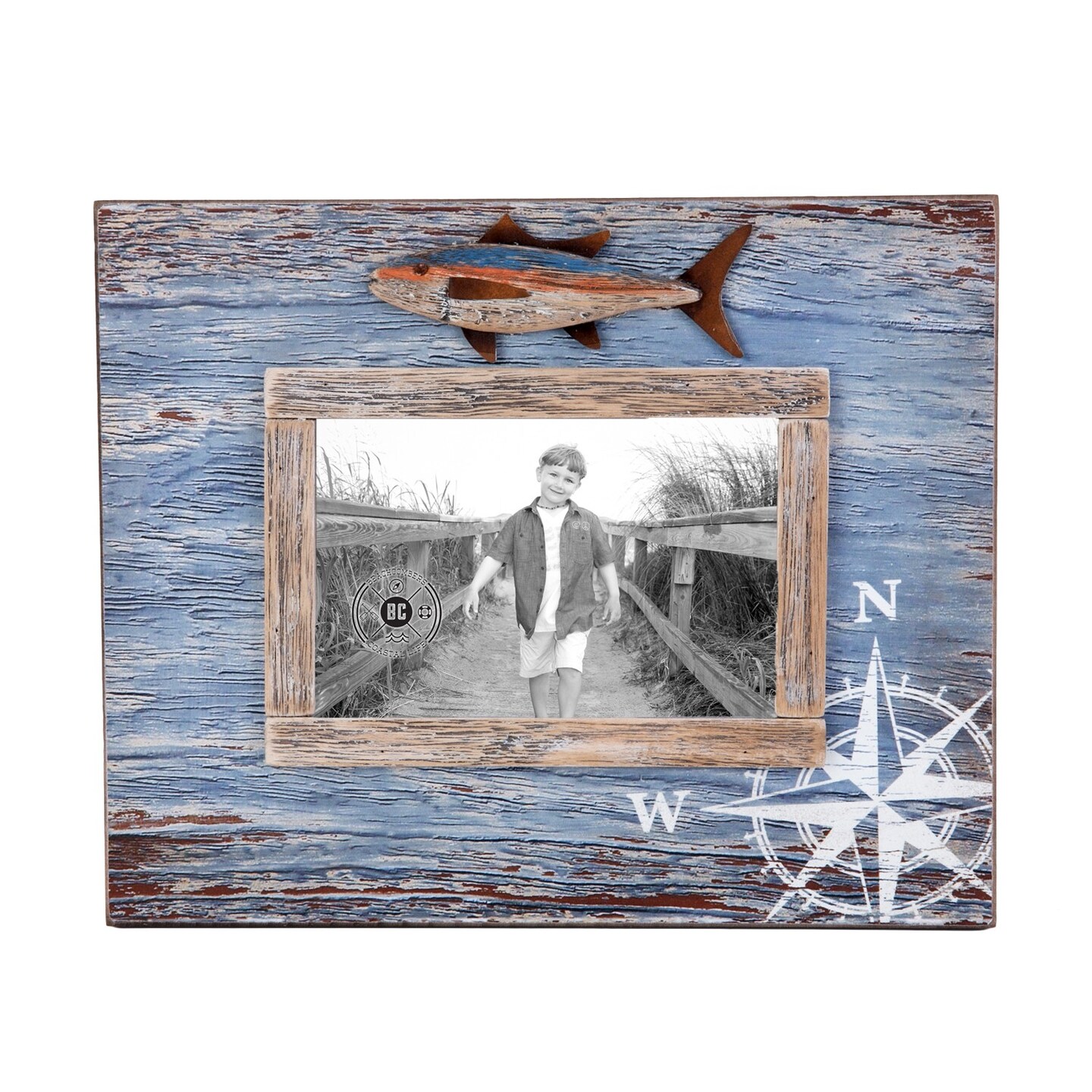 Blackfin Tuna 4 x 6 Photo Frame Picture Holder Nautical Lake Coastal ...