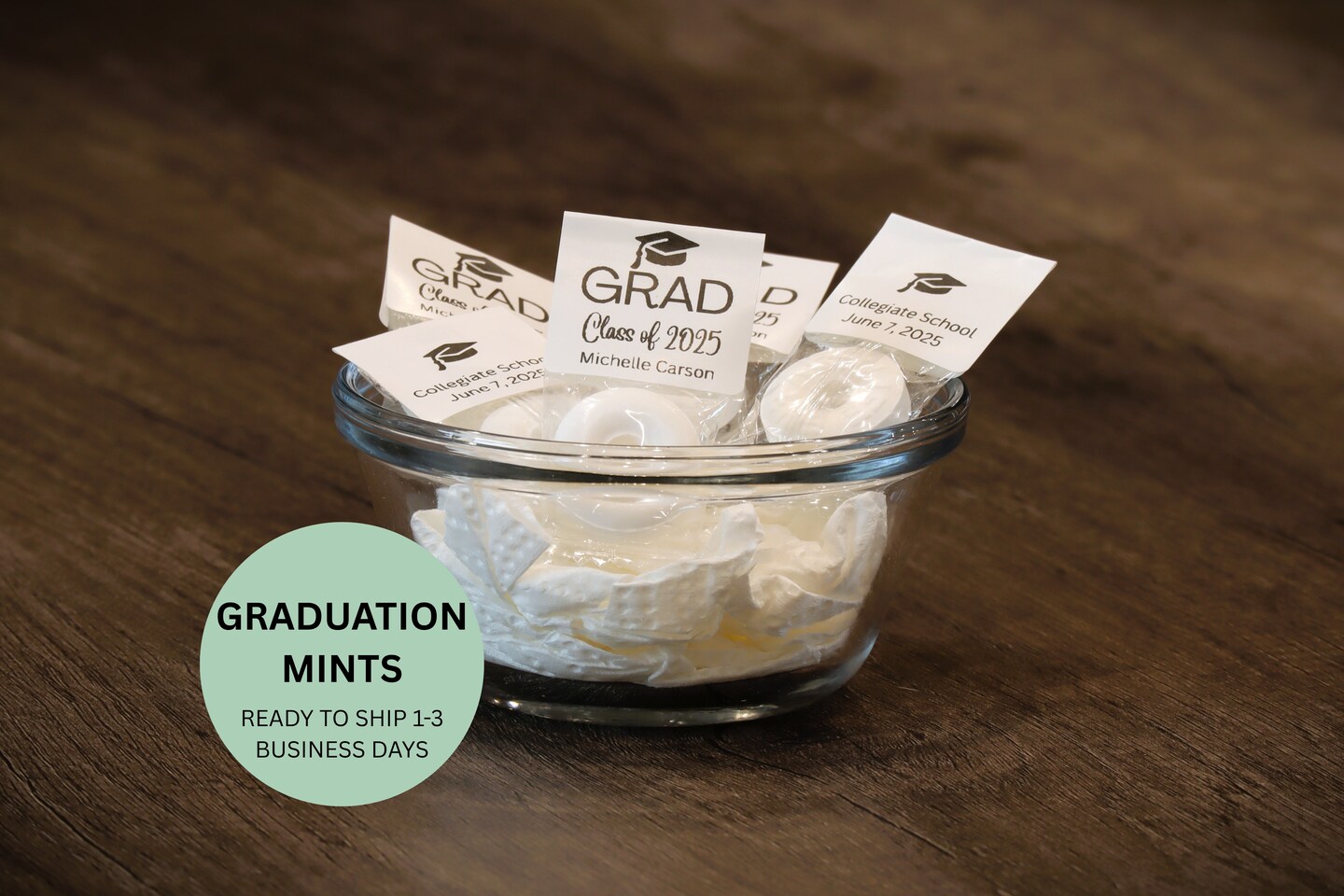 Grad Class of-Graduation Mints-Personalized-Graduation Favor Mints ...