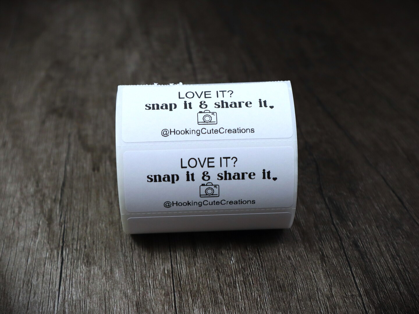 Love it Snap it Share Social Media Sticker-Personalized Sticker-Social ...