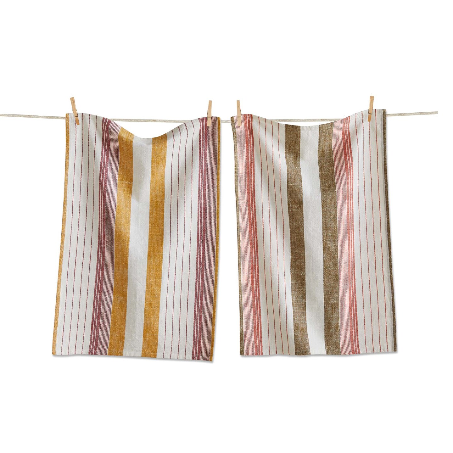 Autumnal Stripe Dishtowel S/2 | Michaels