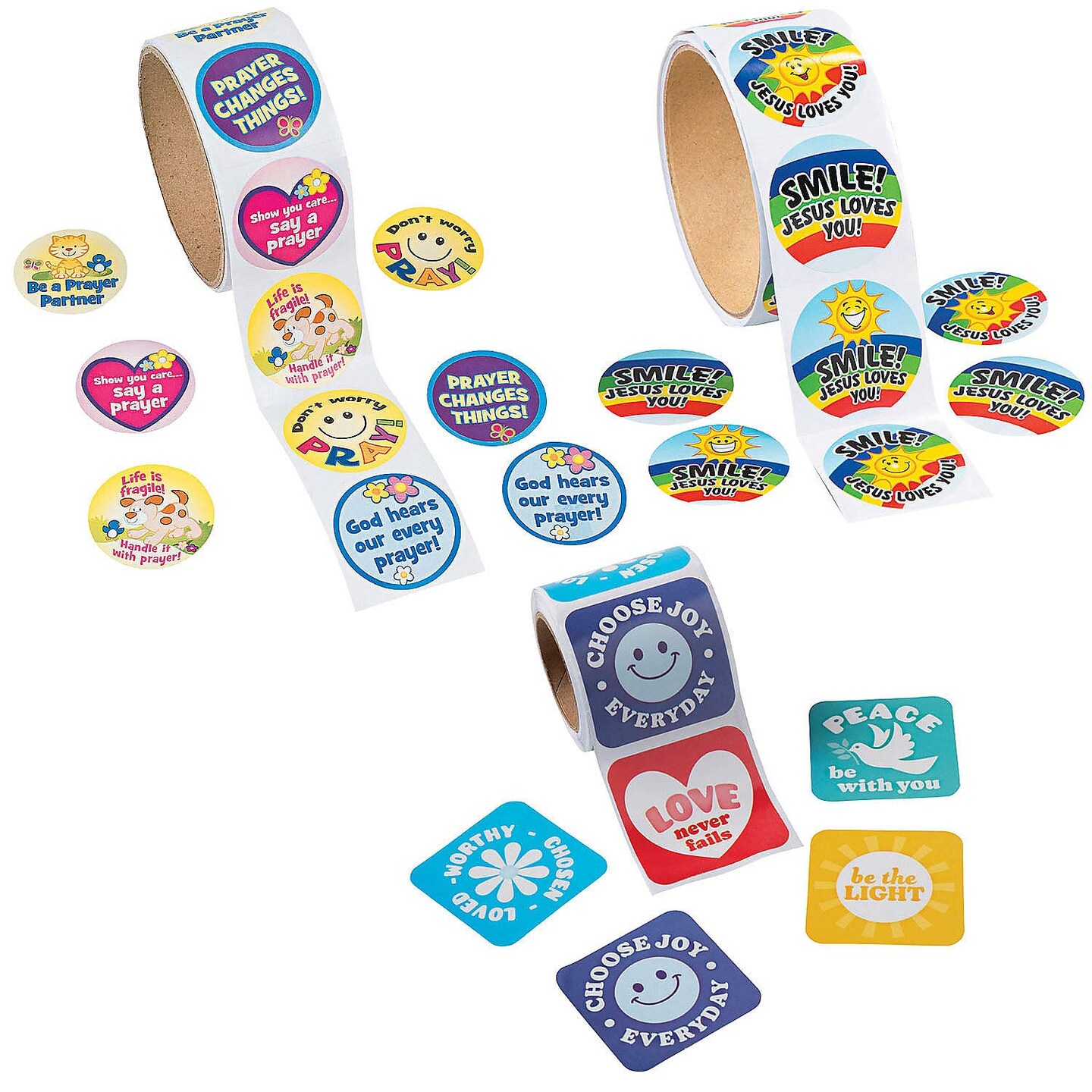Prayer Sticker Roll Assortment 300 Pieces | Michaels