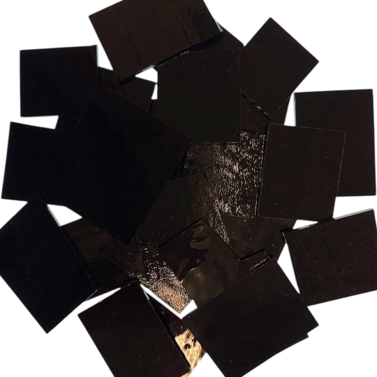 1.5 LB System 96 COE 96 Fusible Glass Scraps_BLACK | Michaels