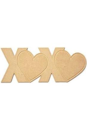 14" Unpainted MDF XOXO Word Cutout | Michaels