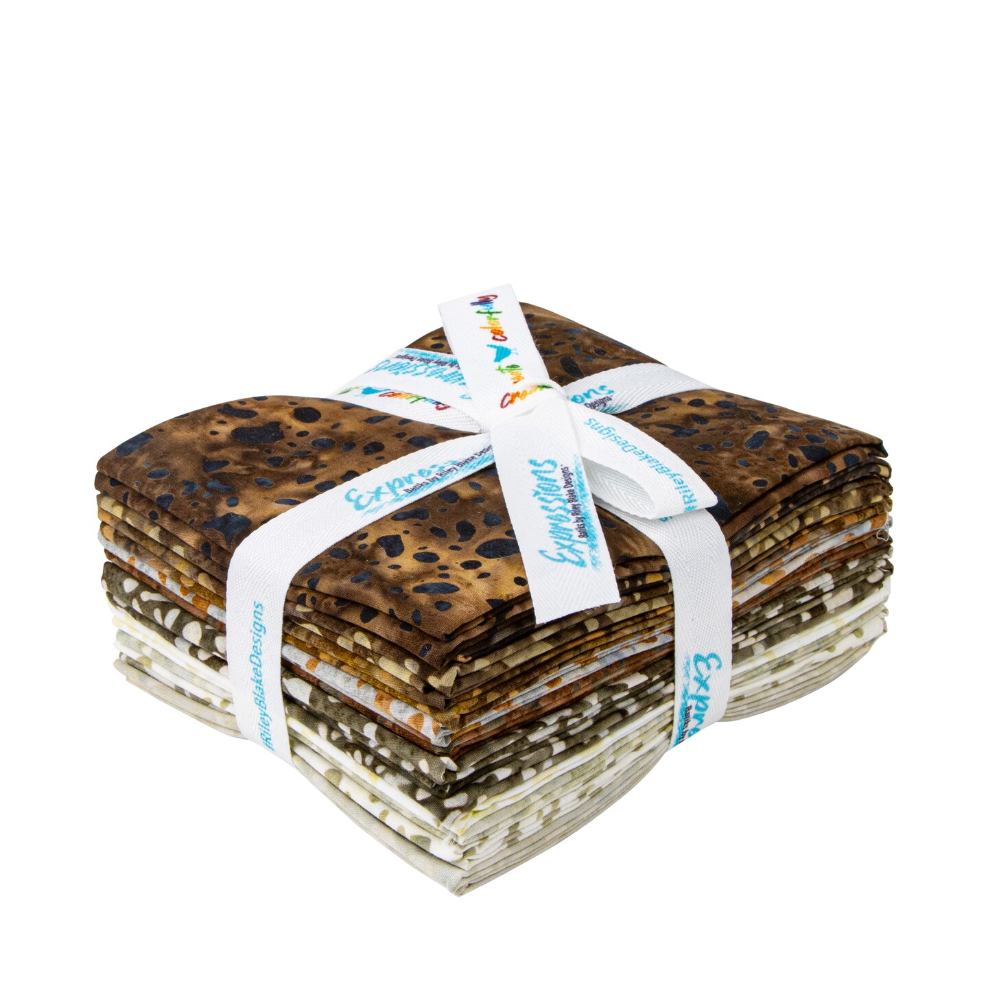 Expressions Batiks Elementals Fat Quarter Bundle in Terrazzo D by Riley ...