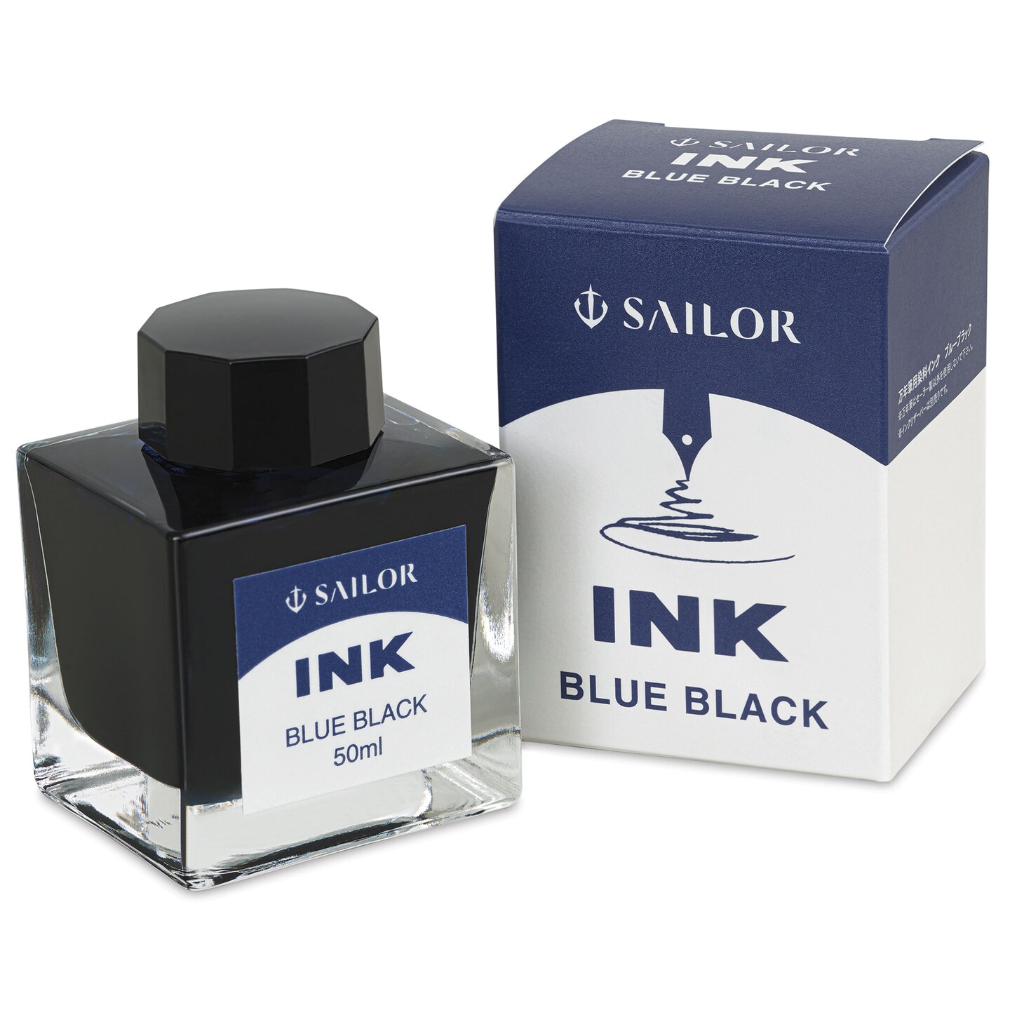 Sailor Ink - Blue Black, 50 ml, Color: Black, Count: 1, Model: 13-1007 ...