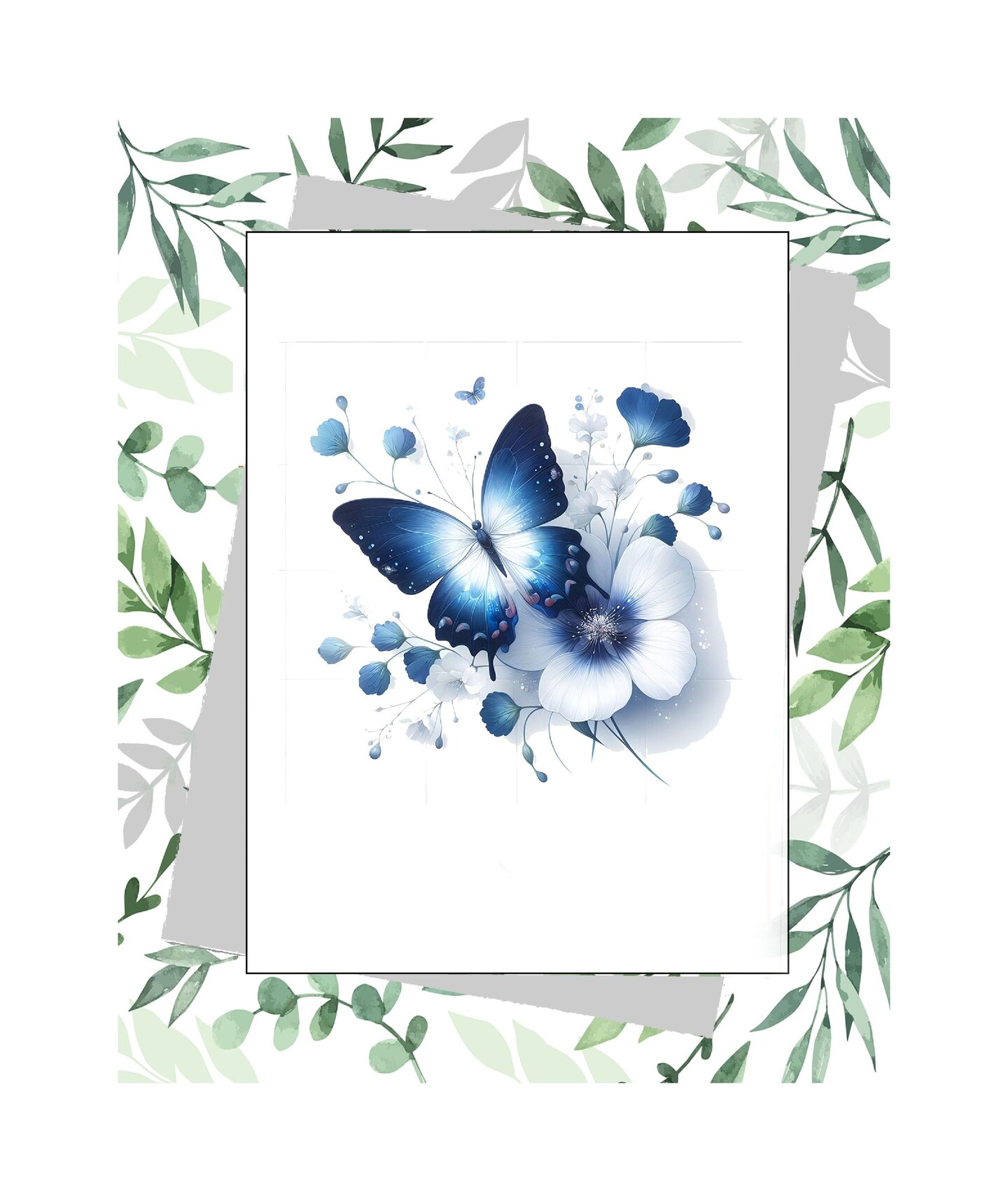 Butterfly10 Notecards Novelty art Note Cards, Comes with Envelopes ...