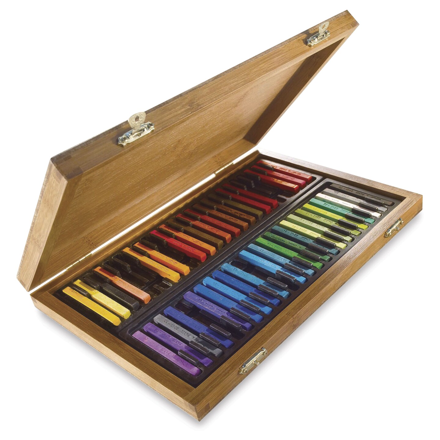 Conté à Paris Colour Pastel Carrés - Set of 48, Assorted Colors, Wood ...