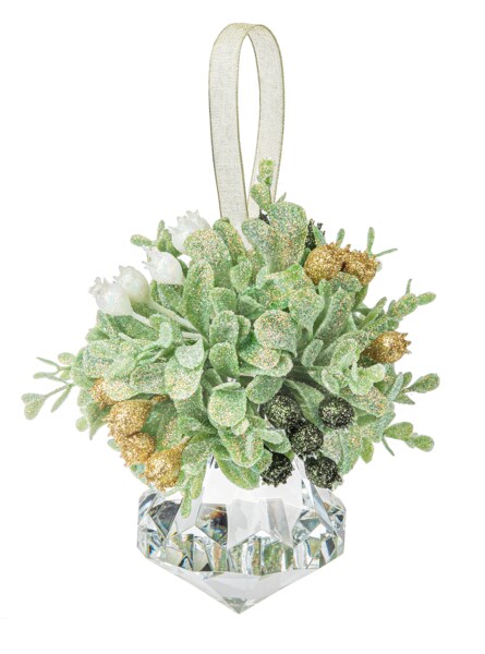 Mistletoe Acrylic Gem Ornament - | Michaels