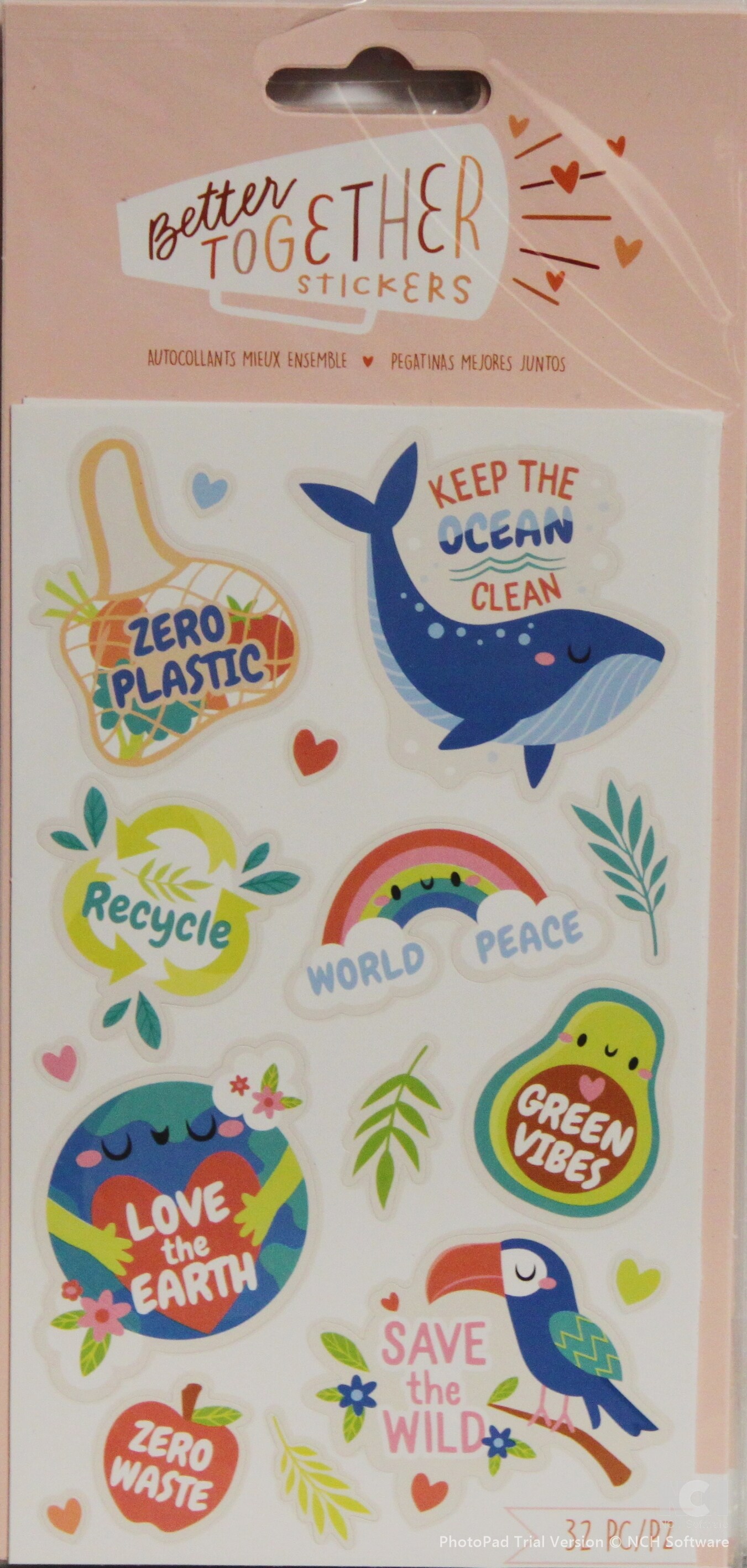 Better Together Eco Flat Stickers - 2 Sheets | Michaels