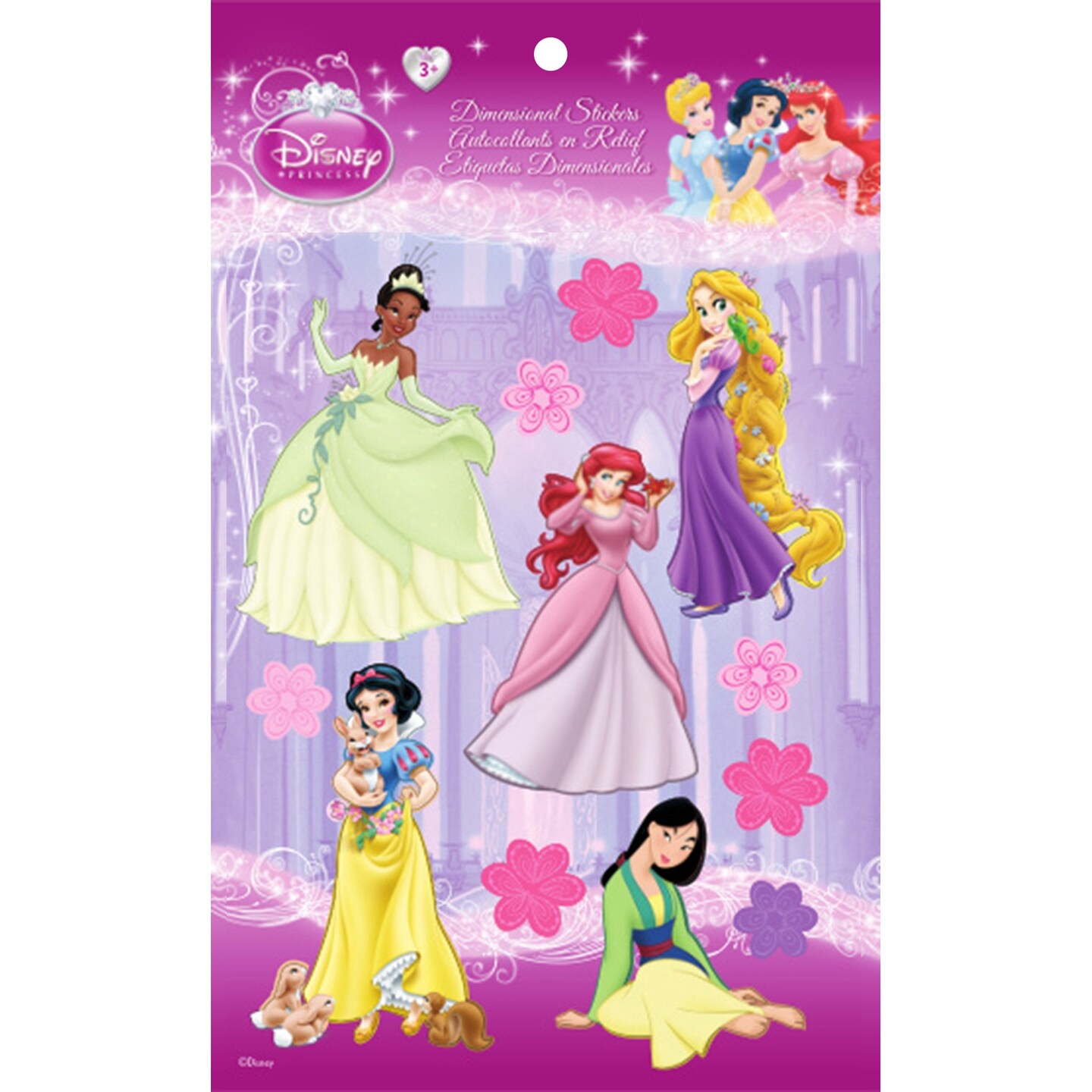 EK Disney Dimensional Stickers-Princess - Group 1 | Michaels